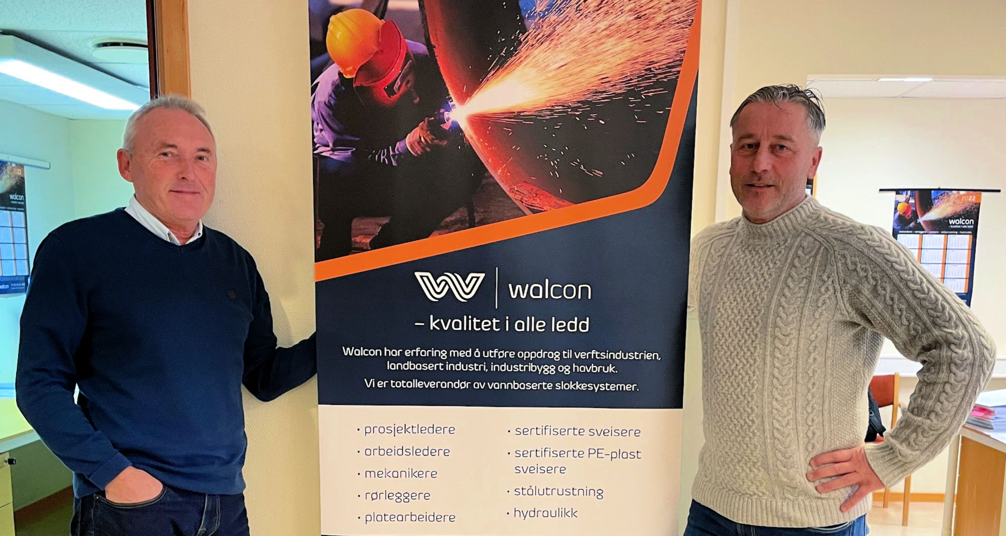 Oddvar gjekk frå pensjonist til administrasjonsleiar - Walcon AS